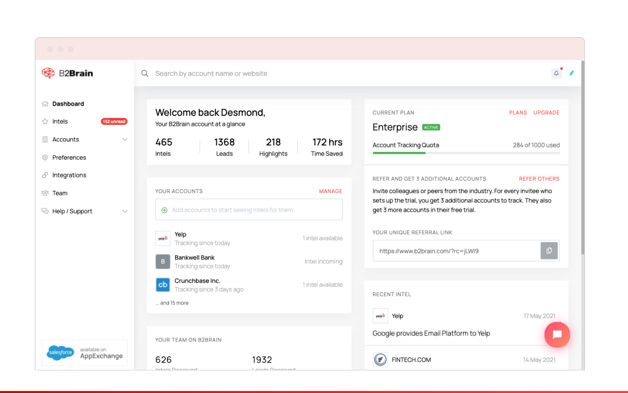 Features – B2Brain